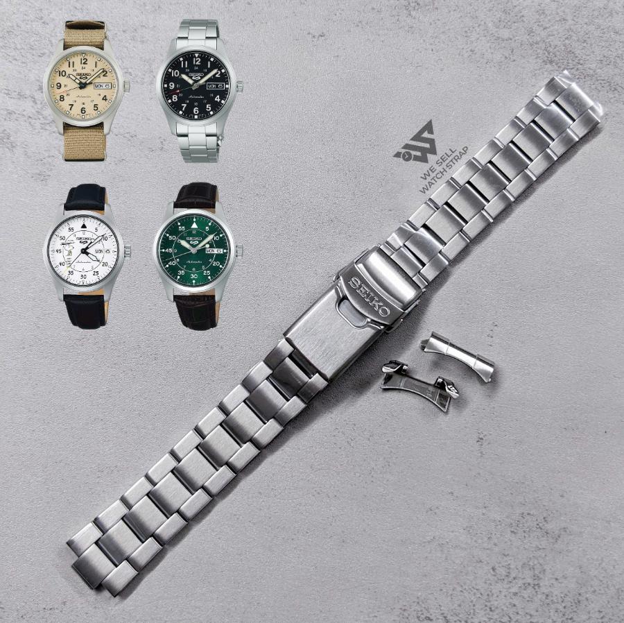 SEIKO OEM BRACELET FOR SEIKO 5 SPORTS FIELD/MILITARY 36MM (SRPJ81, SRP ...