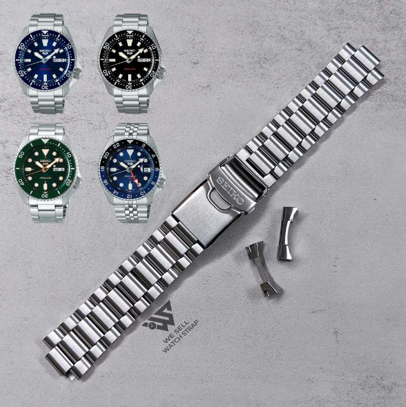 SEIKO OEM SRPL85 BRACELET: SOLID ENDLINKS PRESIDENT FOR SEIKO 5KX/SRPD ...